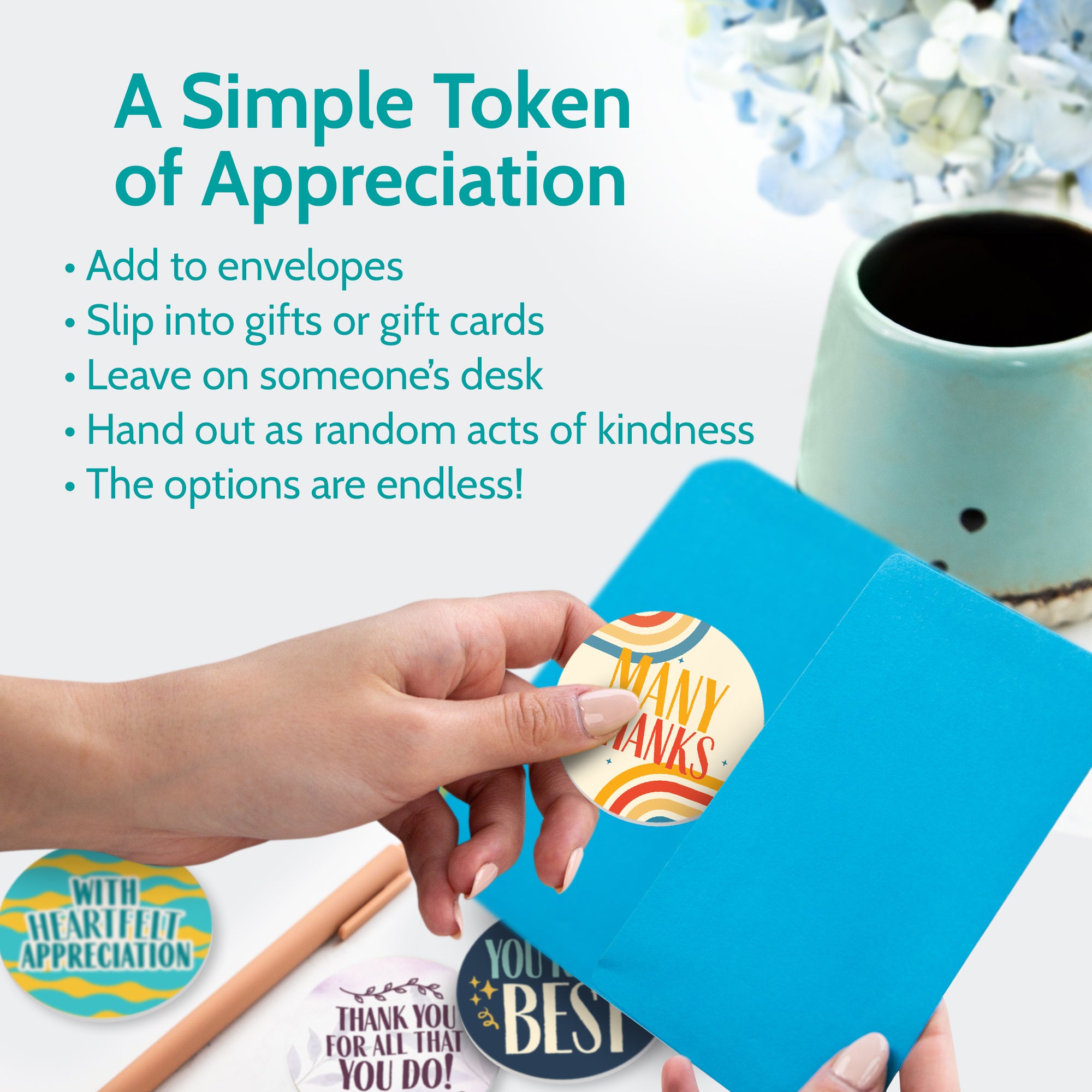 2-Pack - 200 Mini Bulk Appreciation Gifts - 2.25” Tokens of Appreciati ...