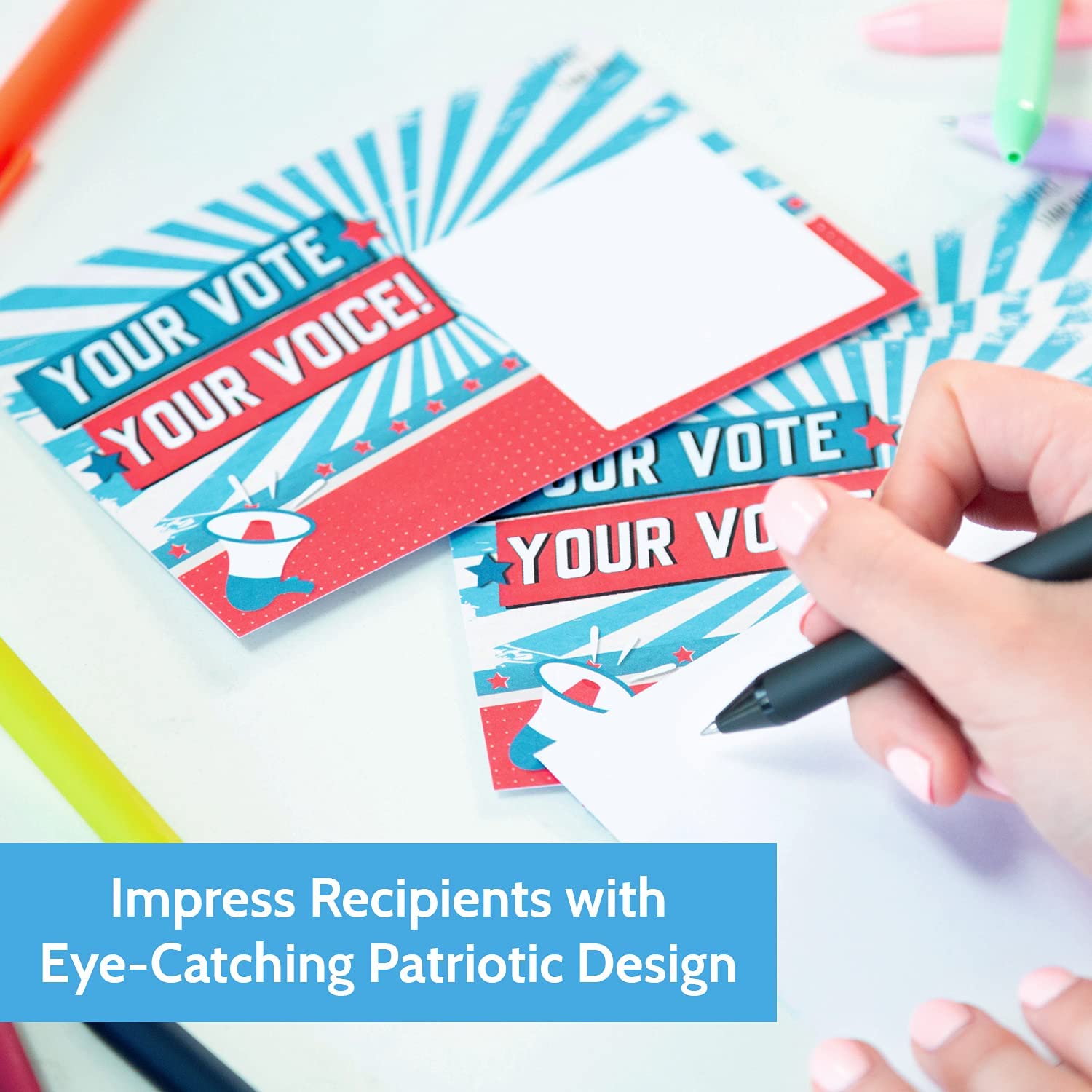 Your Vote Your Voice Postcards – T Marie Stationery