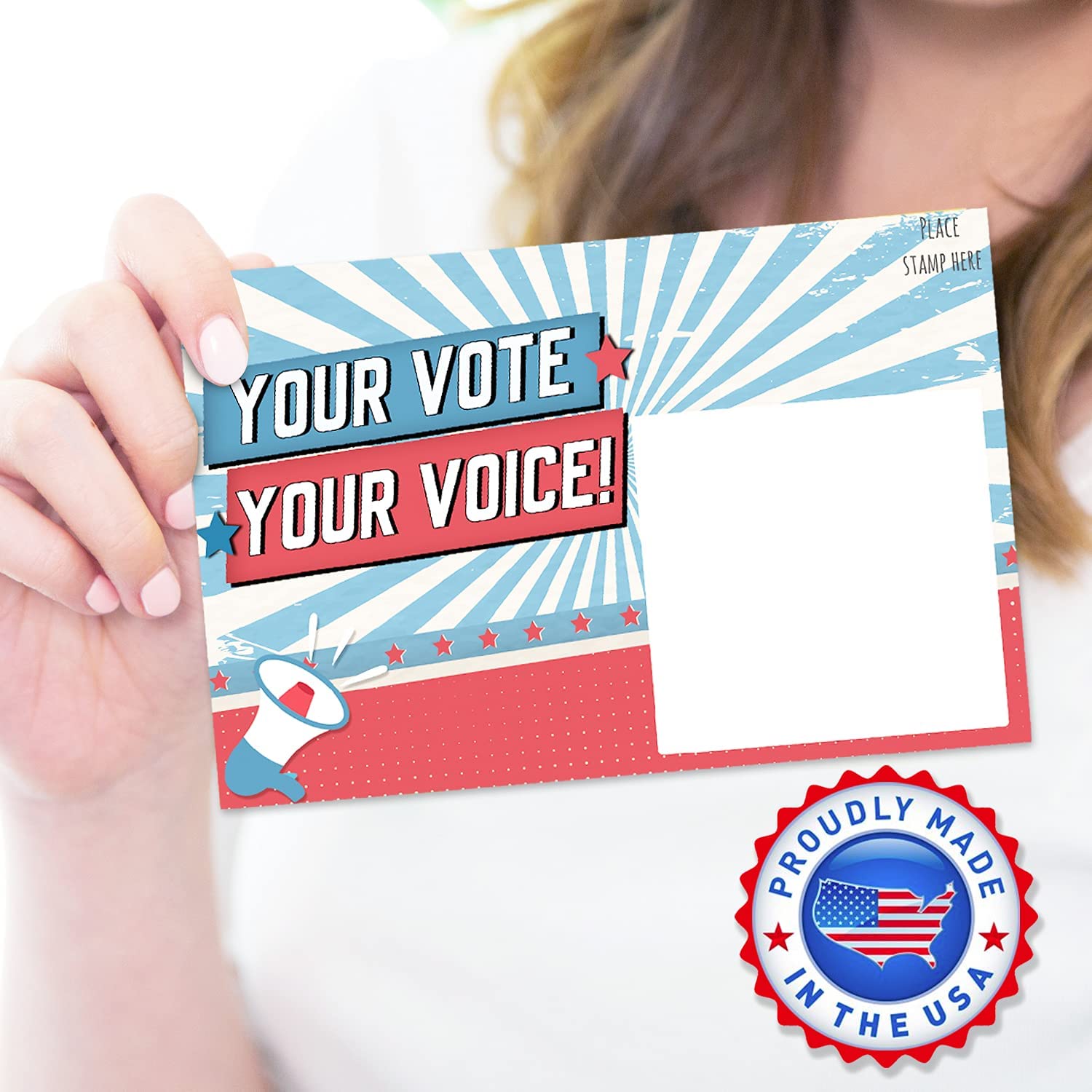 Your Vote Your Voice Postcards – T Marie Stationery